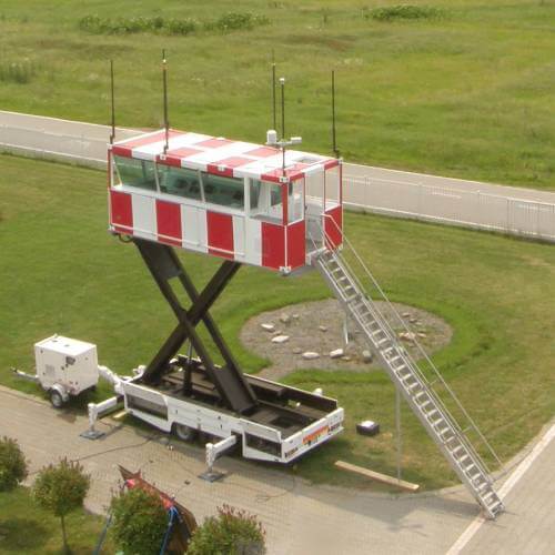 Mobile Elevating Trailer Mounted ATC Towers - Mobile ATC