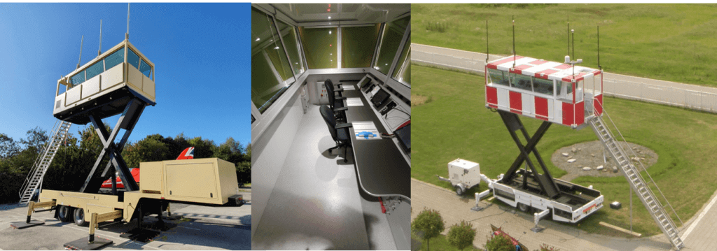 Mobile Elevating Trailer Mounted ATC Towers - Mobile ATC